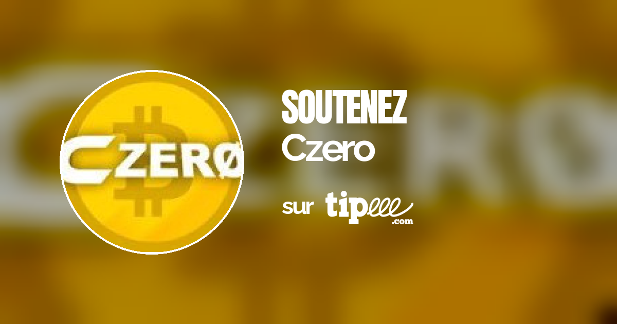 Czero – Tipeee