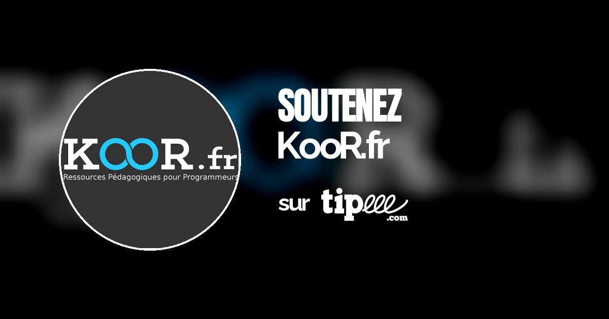 KooR.fr – Tipeee