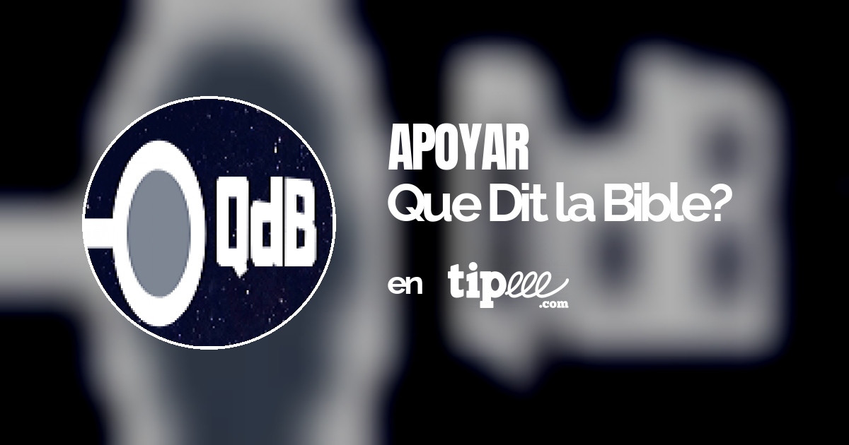 Tipeee – Que Dit la Bible? – Tippers Tipeee – Que Dit la Bible? – Tippers