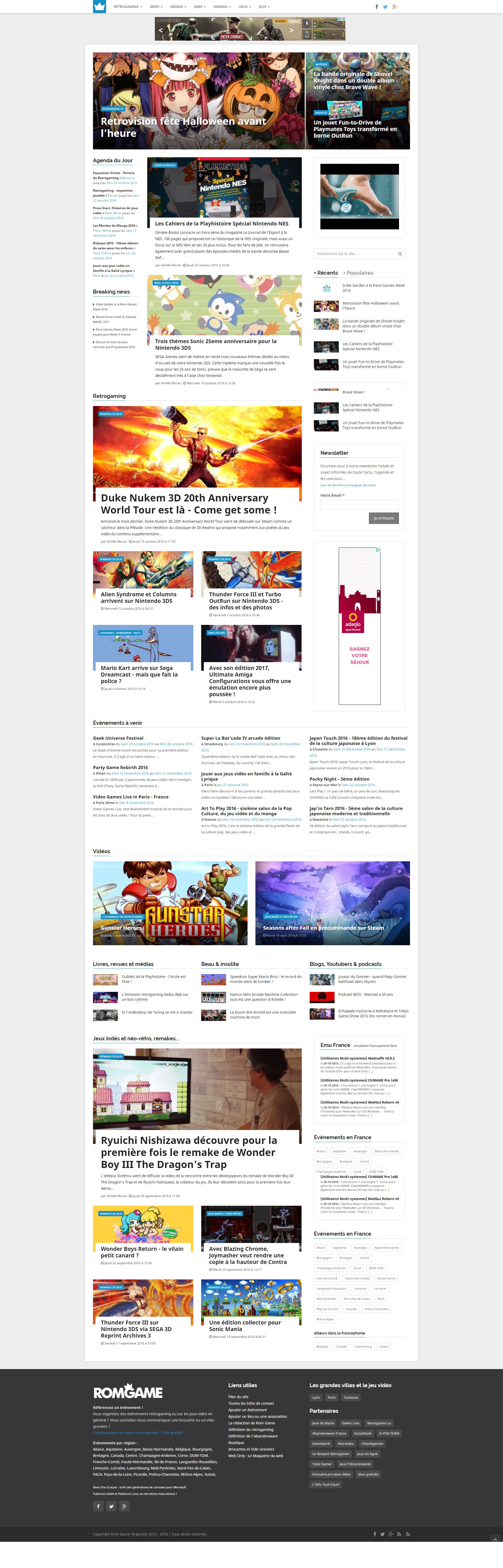 Rom-Game | L'actualité retrogaming et agenda geek – Tipeee