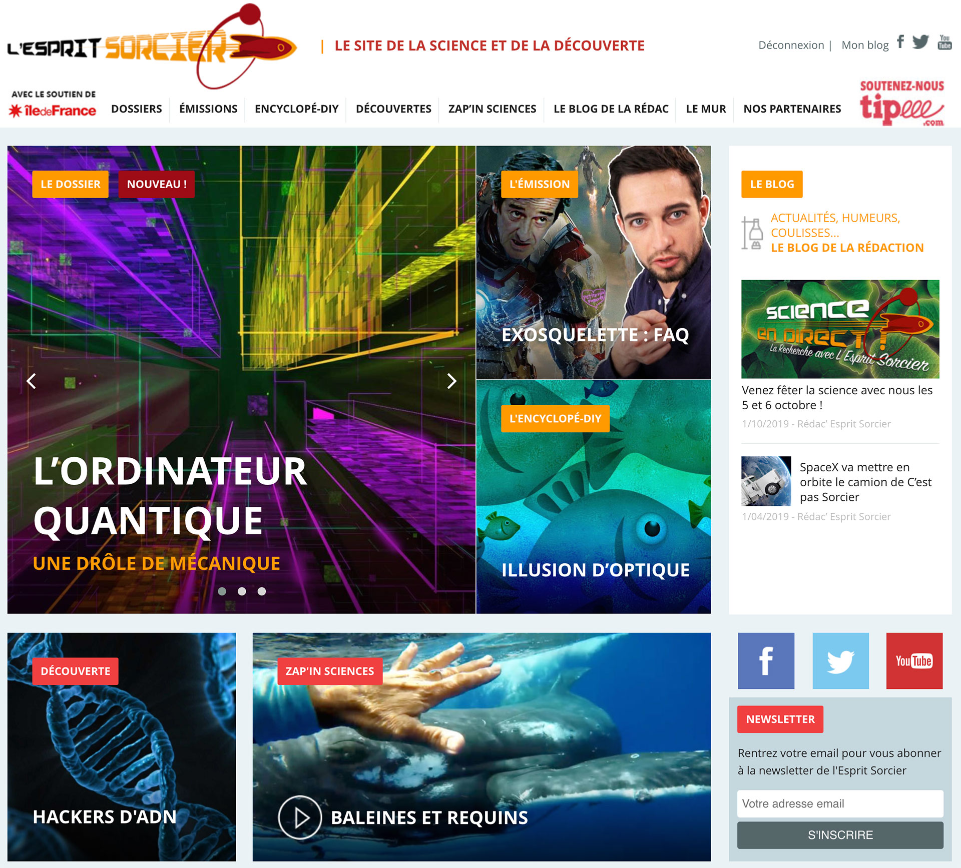 L'Esprit Sorcier – Tipeee